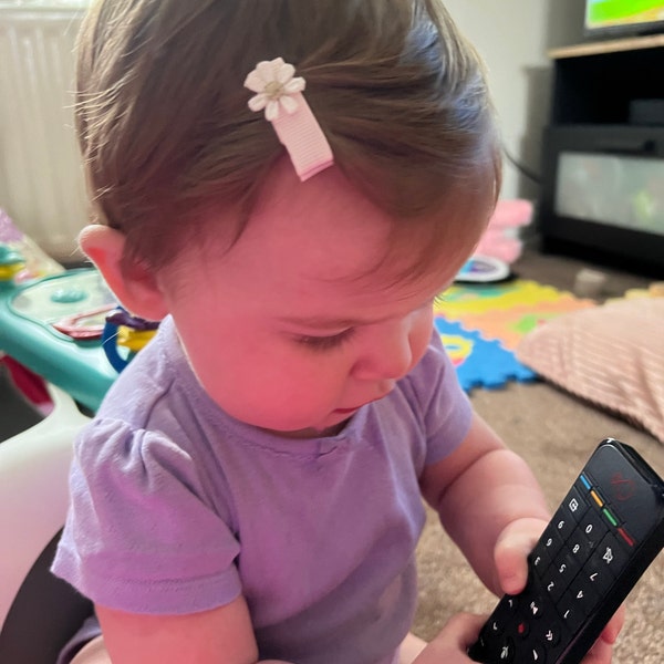 Baby Hair Clips, Fully Lined Clips, Baby Fringe Clips, First Hair Clips ...
