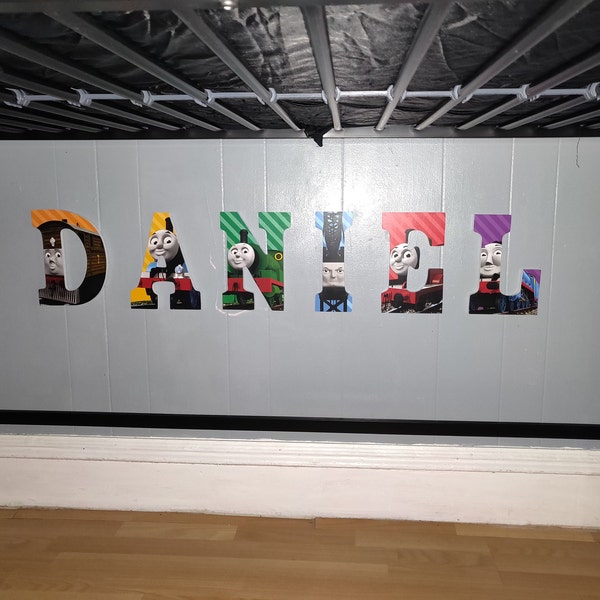 Thomas the Tank Engine Wooden Letters, Custom, Train Letters, Boy Girl ...