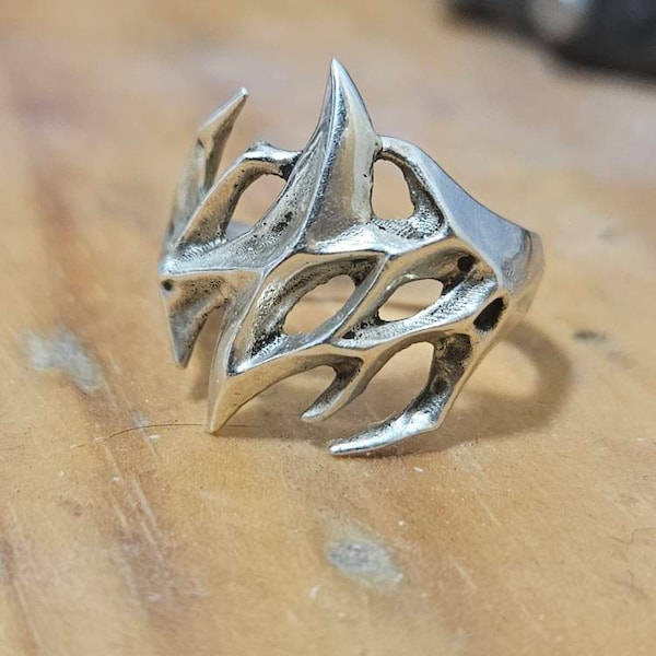 Flame Ring - 925 Sterling Silver - Handmade - Etsy