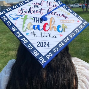 Personalized Film Student Graduation Cap Topper, Funny Grad Cap Topper ...