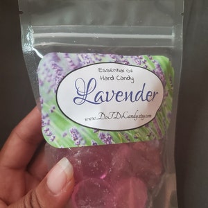 LAVENDER, Essential Oil Hard Candy, 5 Oz - Etsy