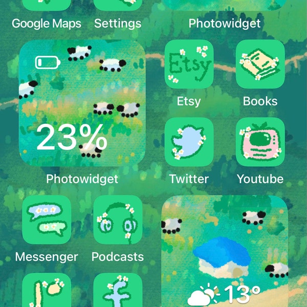 Cute Art Gallery Date Icon Pack, Widgets Ios 16, for iPhone Andriod ...