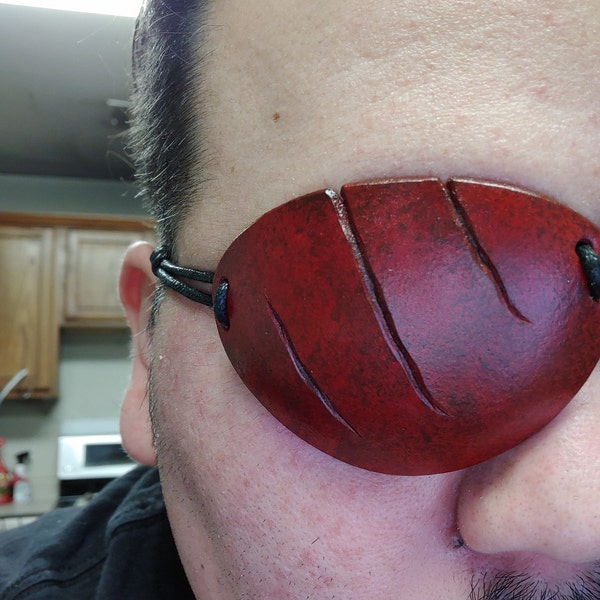 Celtic Knot Pirate Eye Patch Handmade Leather Masquerade Costume ...