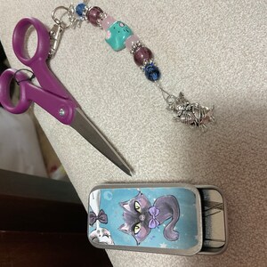 Tree and Gingerbread Scissor Fob/scissor Decoration for Cross - Etsy