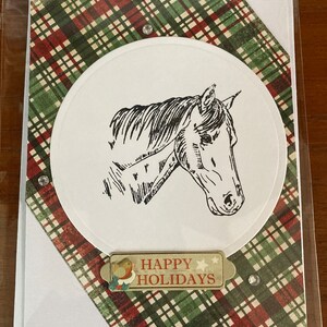 Artsy Pawing Horse hbd Card - Etsy