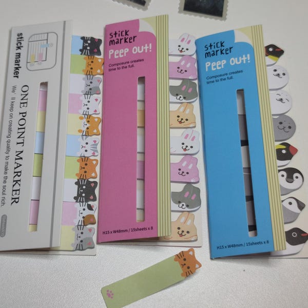 Panda Sticky Notes, Animal Deco Pad Stickers, Scrapbook Stickers, Panda ...