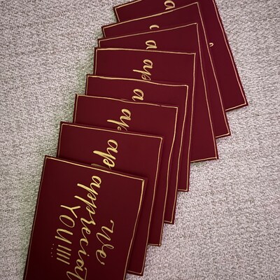 Custom Gift Card Envelope Personalized Gift Card Holder Mini Envelope ...