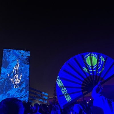 Galaxy Hand Fan Outer Space Milky Way Constellation Cluster - Etsy