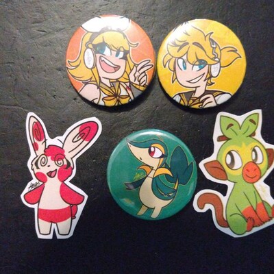 Vocaloid 37mm Button Pins Vocaloid Pins Vocaloid Badges - Etsy