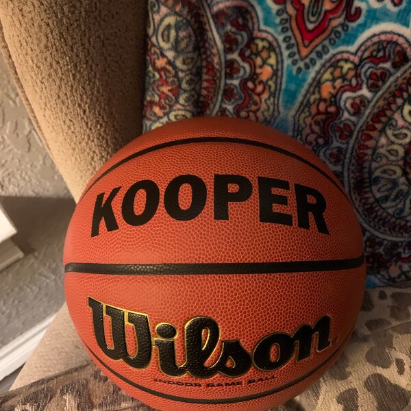 Customized Personalized Wilson Evolution Basketball Indoor Size 29.5 ...