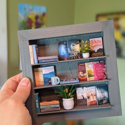 Mini Bookshelf: Custom - Etsy