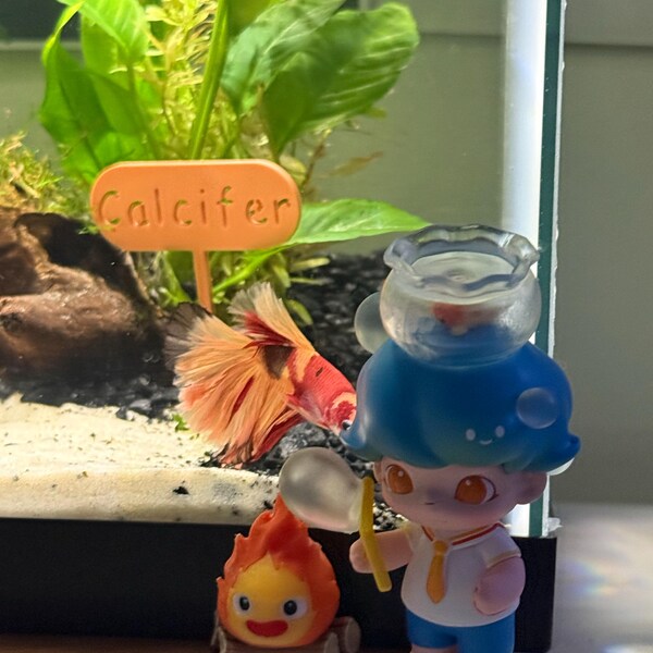 3D Printed Calcifer Ghibliprint Mini Figure Anime Howls Moving Castle ...