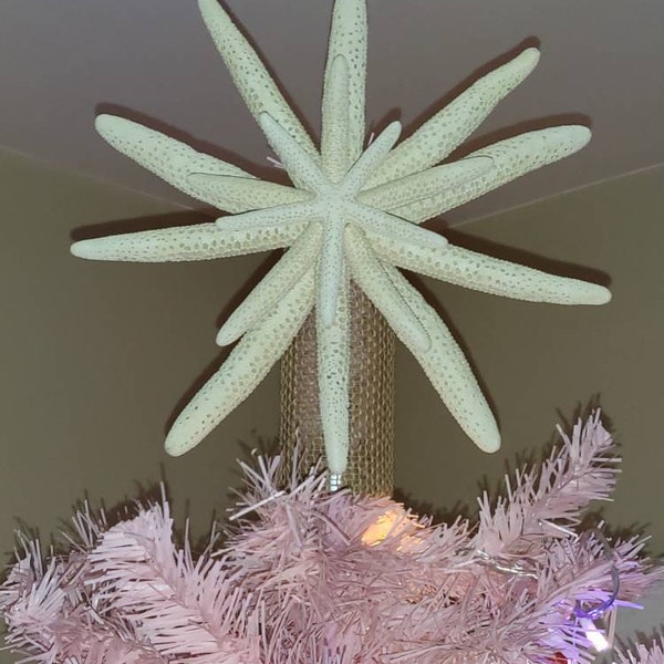 SALE! Starfish Tree Topper- 5-6", 7-8", 9-10" or 11-12" - Rustic ...