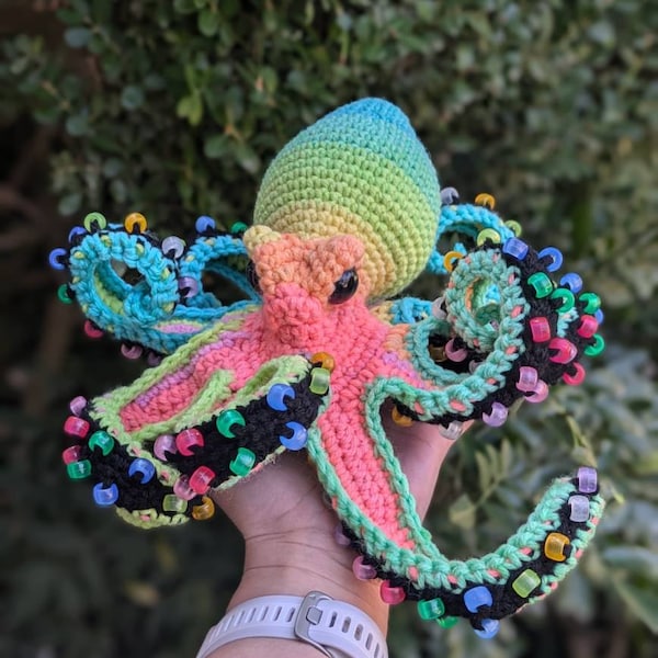Medium Realistic Octopus Crochet Pattern by Crafty Intentions ...
