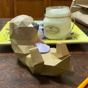 T Rex Paper Model Rex Paper Model papercraft DIY Low - Etsy