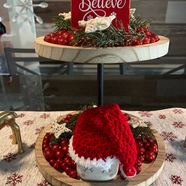 Christmas Believe Decor Bundle, Set of 3, Christmas Tiered Tray ...