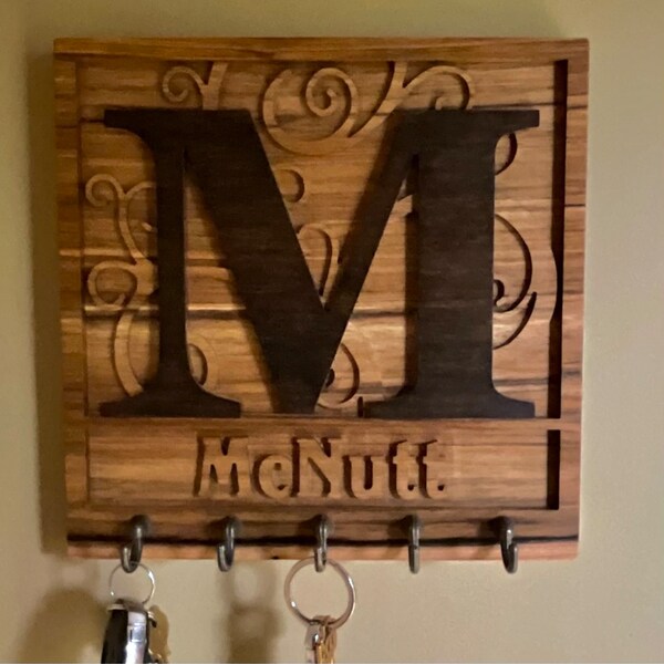 Bible Verse Key Holder, Key Holder Scripture, Scripture Wall Art Wood ...