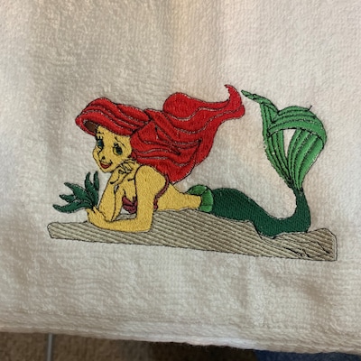 Little Mermaid Machine Embroidery Design ariel 35 Designs Bundle 4x4 ...