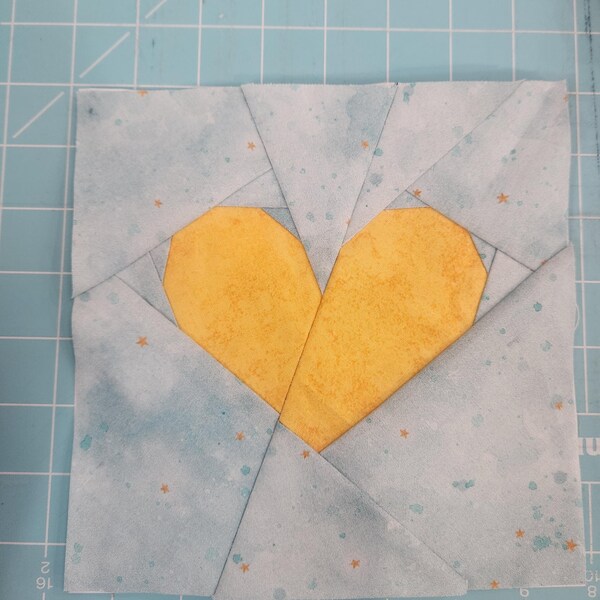 Heart Paper Piecing Pattern, PDF - Etsy