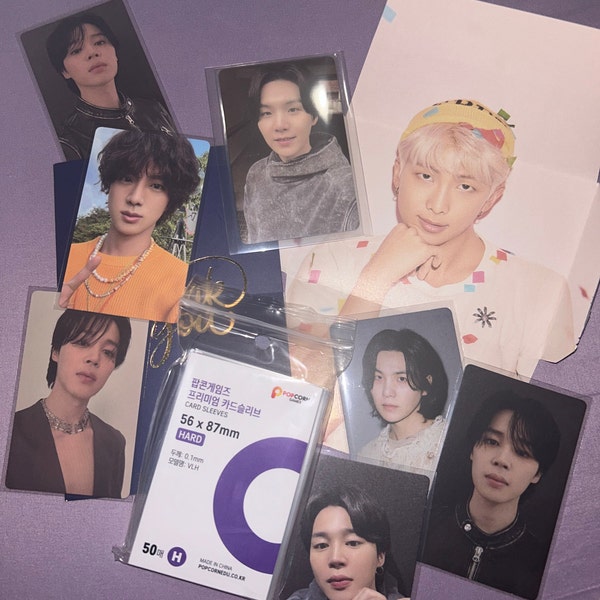 Popcorn Games Card Sleeves | Kpop Photocard Sleeves | Trading Card ...