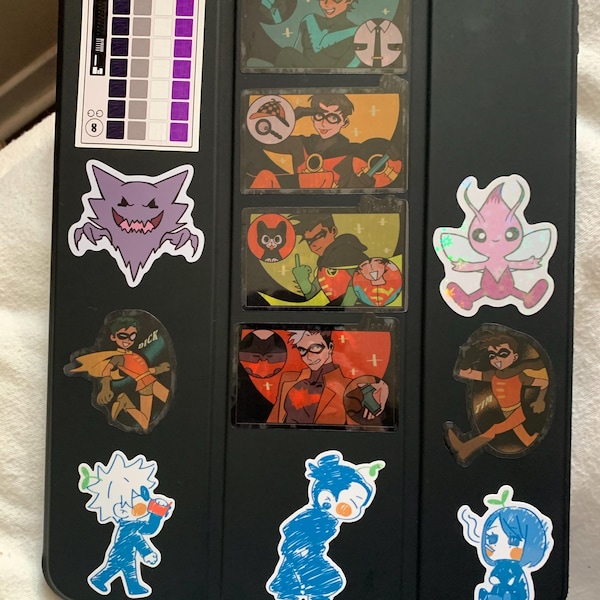 Batboys: Roll Call! Clear Sticker Sheets 8x5" - Etsy