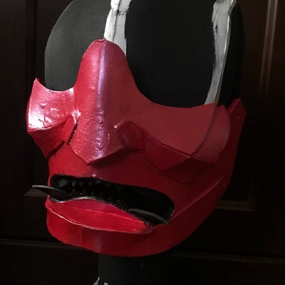 DIY Samurai Mask Mempo Eva Foam Helmet Template Pattern Blueprint Pdf ...