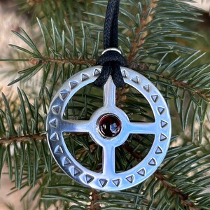 VALFREYJA Lady of the Slain Talisman in Sterling Silver Viking Rune ...