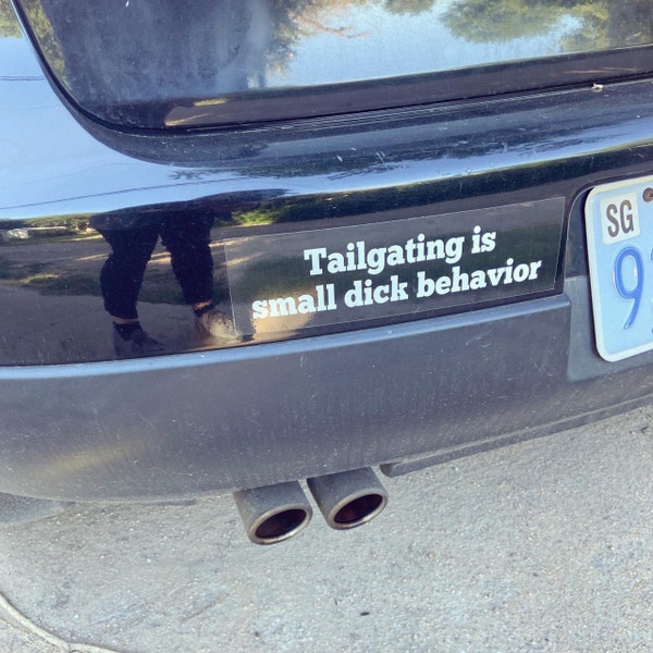 Tailgating Original Bumper Sticker - Etsy
