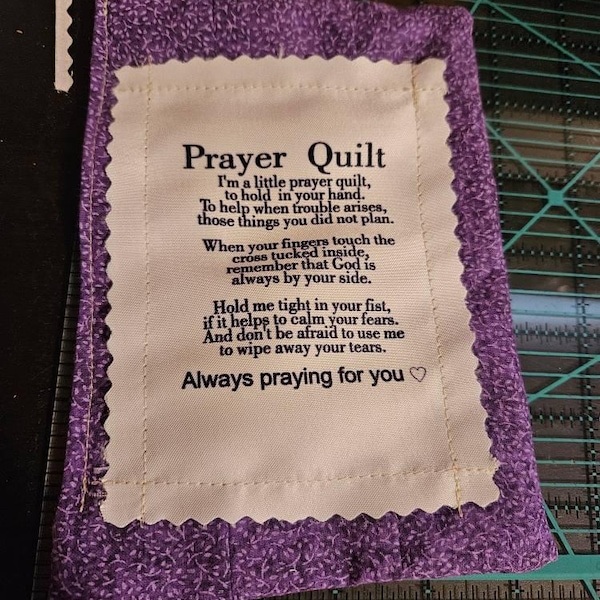 PRAYER QUILT Blanks for Sewing Printed for You - Etsy