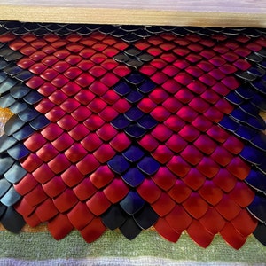 Full Arm Scalemaille and Leather Armor Scale and Chainmail Adjustable ...