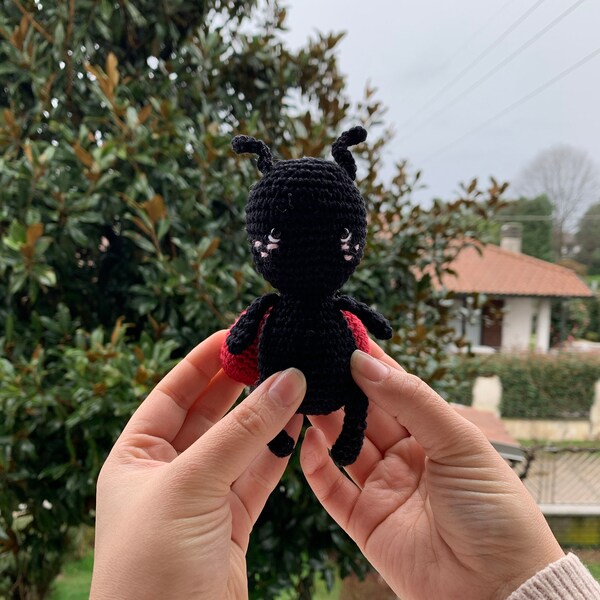 PATTERN: Crochet Ladybug, Mini Amigurumi Toy, Crochet Bug Pattern, PDF ...