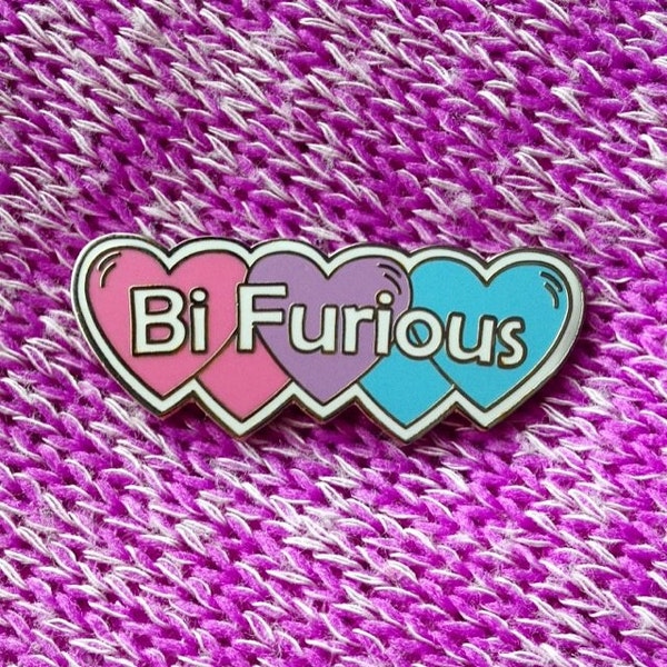 Bi-fi Enamel Pin - Etsy