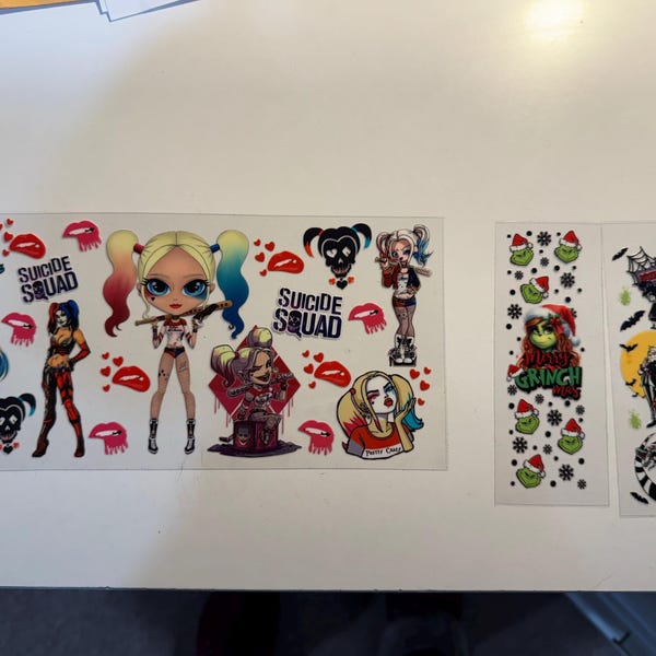 12 Updated New Wraps Uv Dtf Sticker Cup Wraps - Etsy