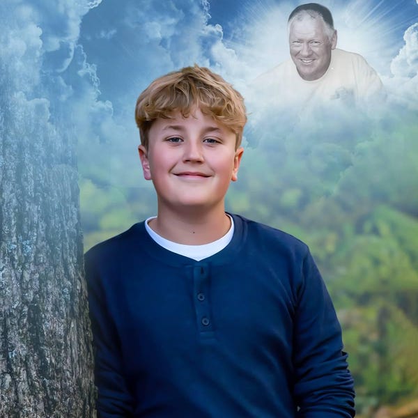 Add Deceased Loved One to Picture - Add Person to Photo, Memorial Gift ...