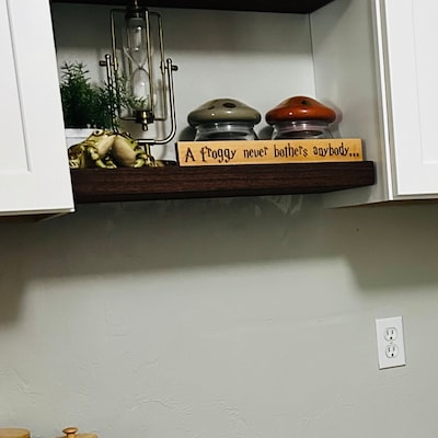 Custom Small Wood Tabletop Signs, Personalize Small Shelf Decor, Small ...