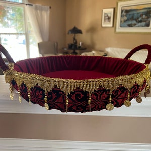 Authentic Palestinian Keffiyeh Shemagh, High Quality Hadab Hand-tied by ...