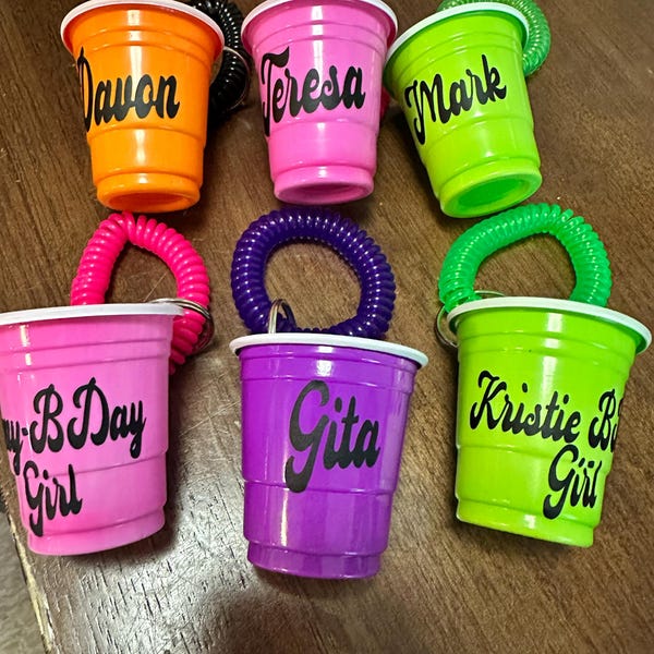 2 Oz Shot Cup, Personalize Shot Cup, Shot Cup Bracelet, Shot Cup ...