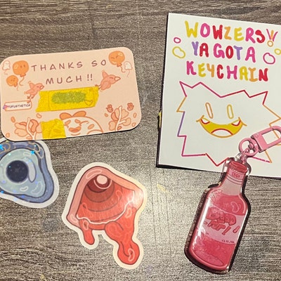 Little Robot and Bubble Friend Sticker/ Dreamcore / Kidcore / Aesthetic ...