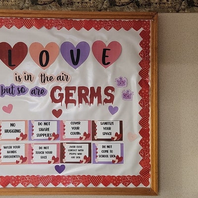 Valentine's Day/february Health Bulletin Board/door Decor Kit for ...