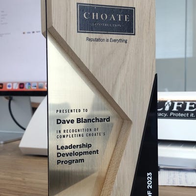 Modern and Unique Wooden Plaque, Laser Engraved Wooden and Acrylic ...