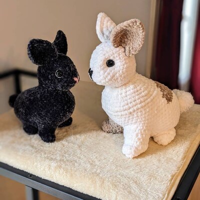 Crochet Pattern Realistic Mini Bunny Rabbit Amigurumi English PDF ...