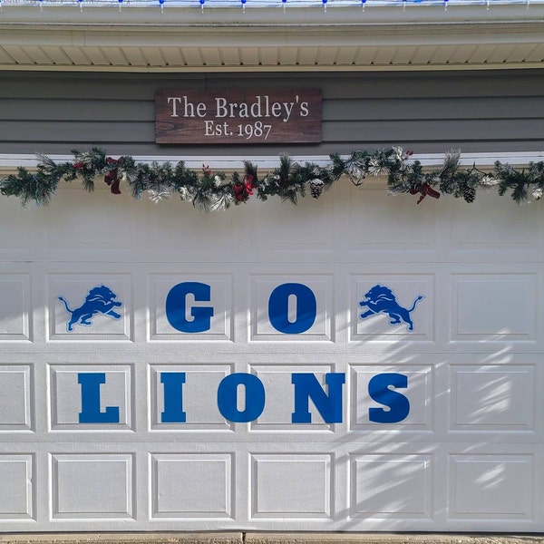 Magnetic Street Address Sign for Garage Door, Vertical Home Address ...