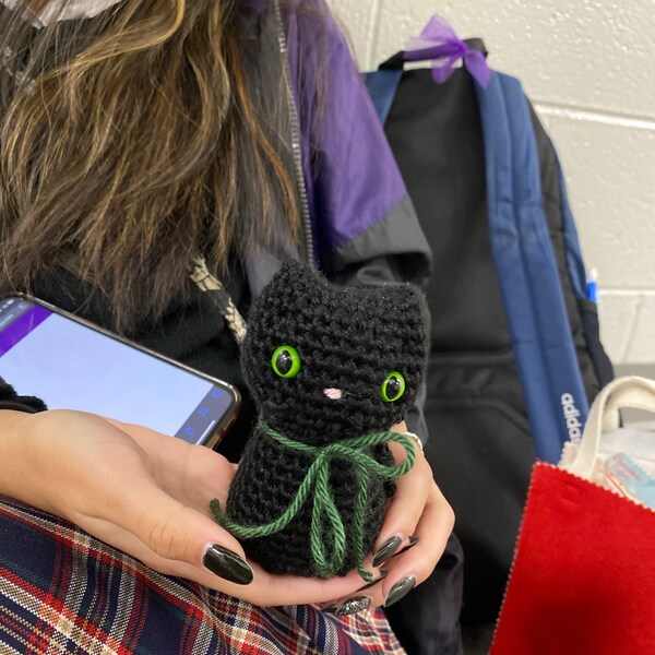 Blue Tiny Cat Plush, Teal Cat Plushie, Cat Stuff for Women, Stuffed ...