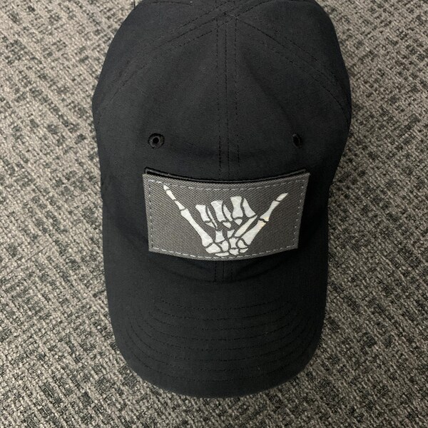 3.5x2in Custom Skeleton Shaka Hang Loose Patch IR Patch Military ...