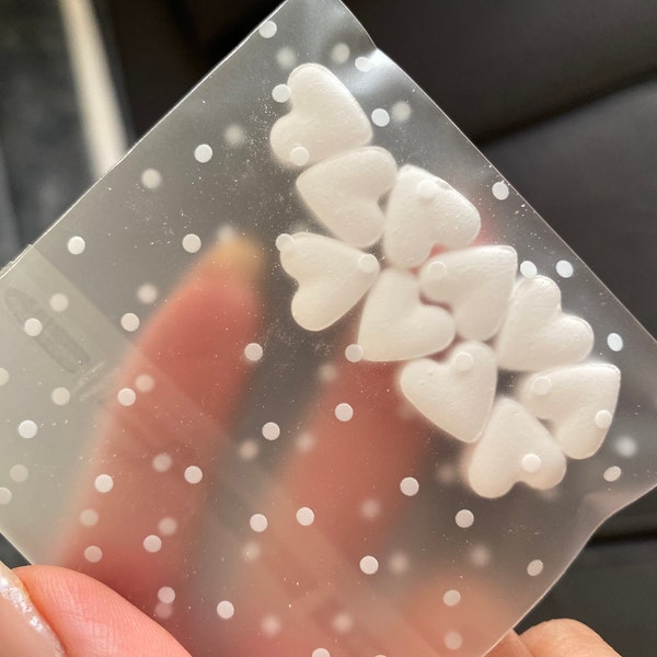 Mini Heart Mints Wedding Favours White Sweets - Etsy