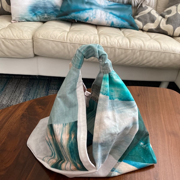 Small Japanese Folded Bag | PDF Sewing Pattern With Tutorial | Instant ...