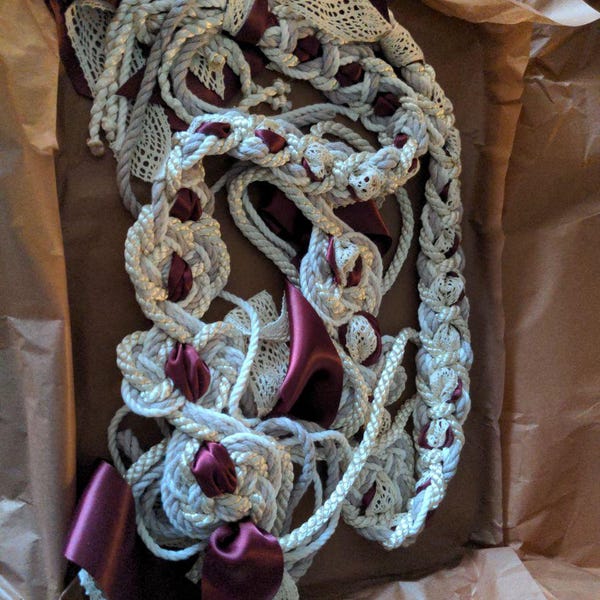 Handfasting Cord - Celtic 'nine Knots' Design - Serch Bythol - Custom ...