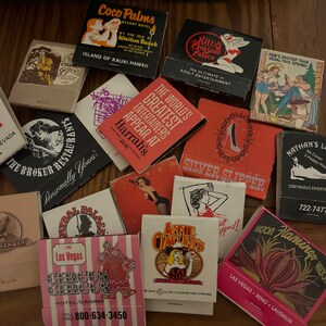 Random Assortment Lot of 10 Vintage Matchboxes , Cool Nostalgic Travel ...