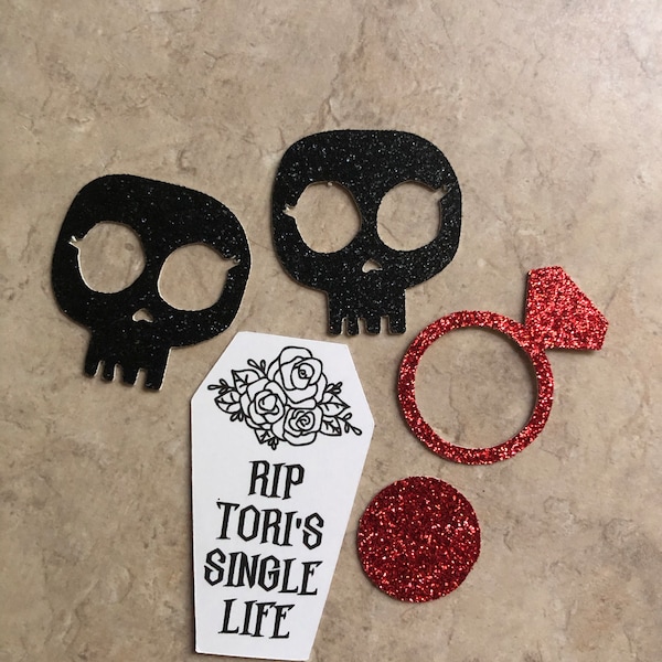 40 Pieces Till Death Do Us Part Confetti| Gothic Engagement| Gothic ...