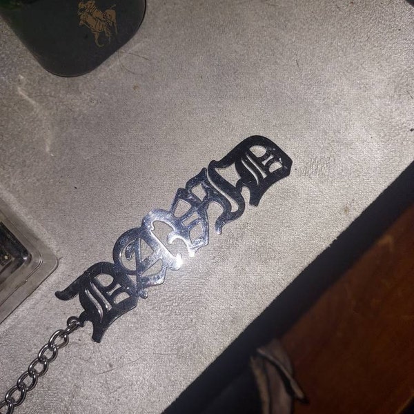 20 Font Styles Customized Keyring Stainless Steel Name Personalized ...